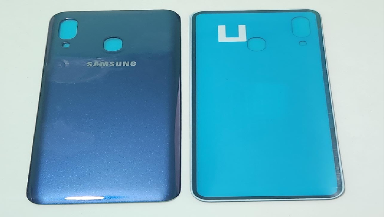 TAPA C/LOGO SAM A20(A205) AZUL