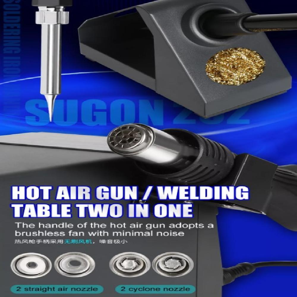 ESTACION DE SOLDADURA 2 EN 1 SUGON 202